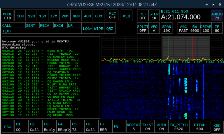 FT8 Operation – sBitx.net